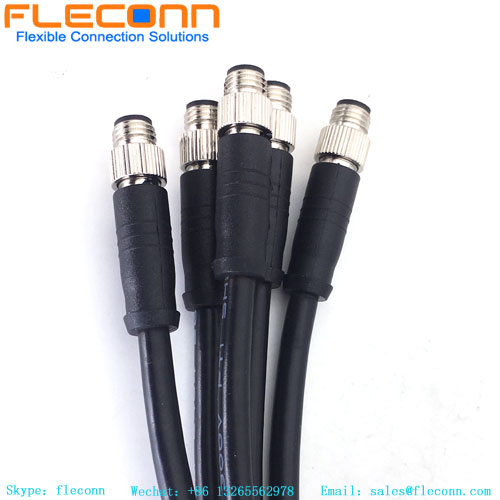 M8 Cable, M8 Sensor Cable, 3 pin 4 pin 5 pin 6 pin 8 pin